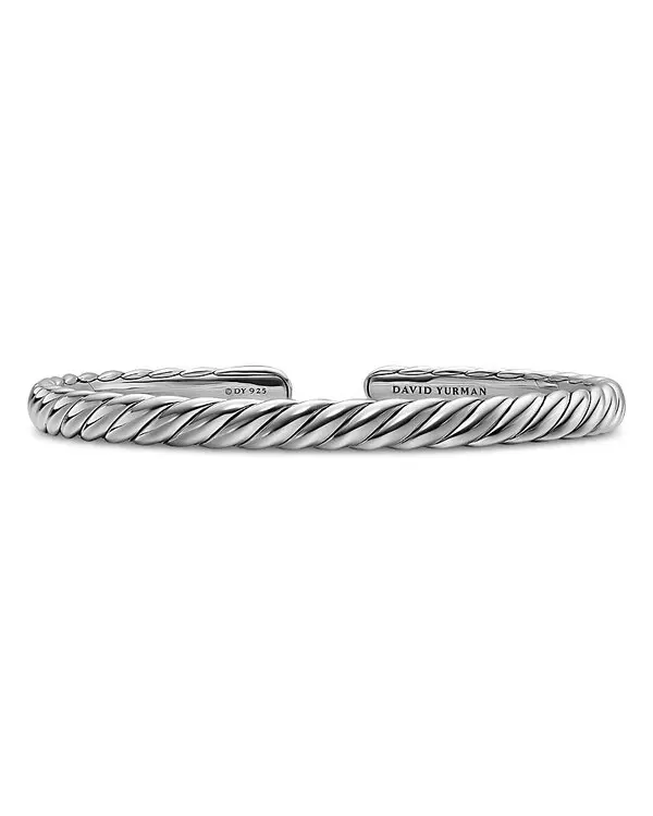 David Yurman Sculpted Cable Flex Bracelet - Silver