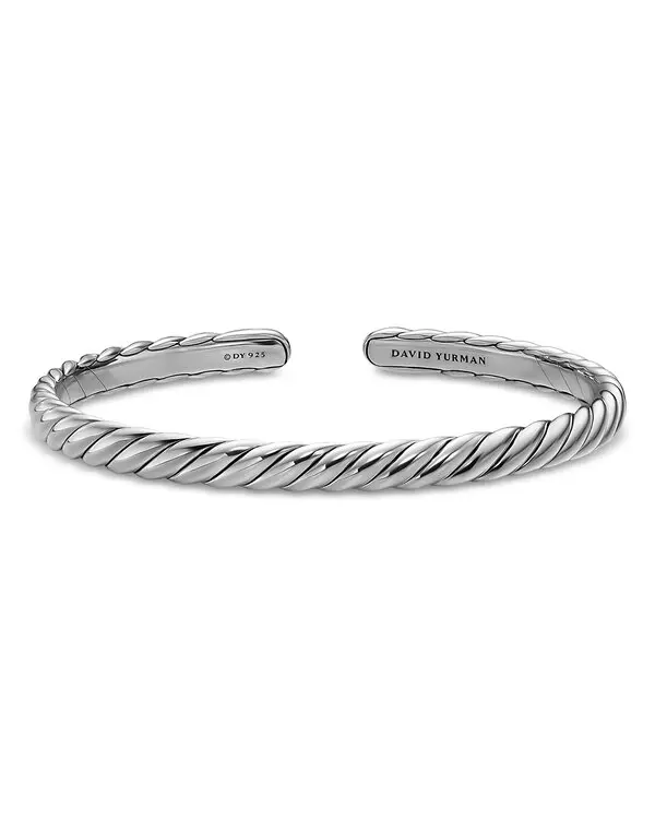 David Yurman Sculpted Cable Flex Bracelet - Silver