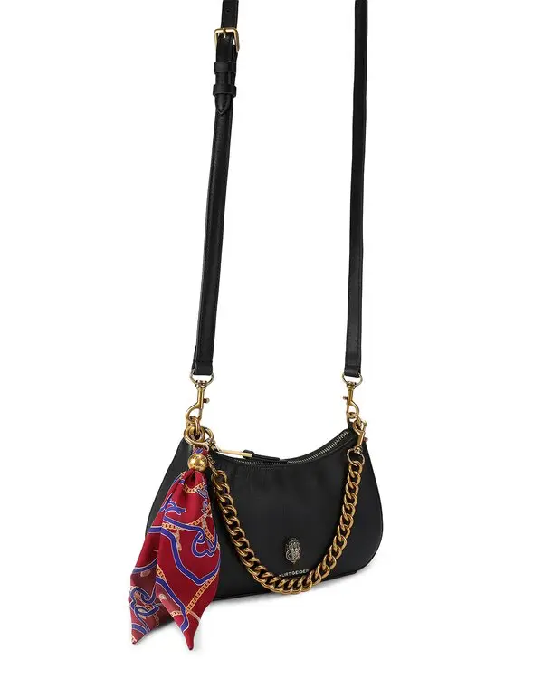 Kurt Geiger Sloane Hobo Crossbody Bag - Black