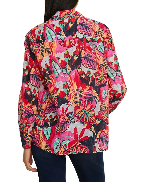 NIC+ZOE Kauai Garden Crinkle Shirt