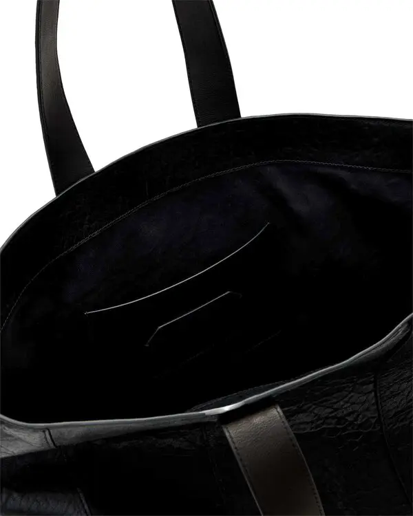 ALLSAINTS Ares Large Leather Tote - Black