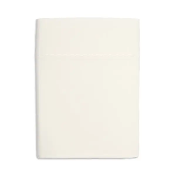 HUDSON PARK COLLECTION Giza 700 Cotton Sateen Flat Sheet, King Exclusive - Ivory Shell