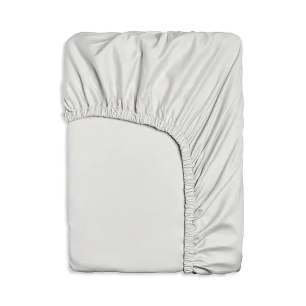 HUDSON PARK COLLECTION Giza 700 Cotton Sateen Fitted Sheet, Queen Exclusive - Antarctica