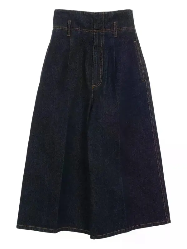 Dior High-waist Wide-leg Pants - Blue