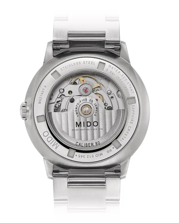 MIDO Commander Automatic Watch - Silver/black