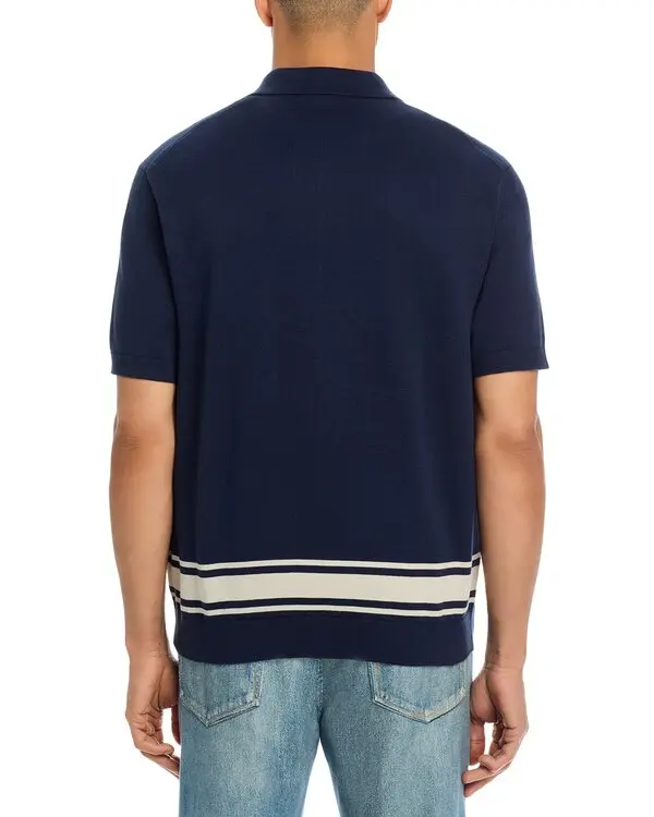 Madewell Border Stripe Short Sleeve Shirt - Ink