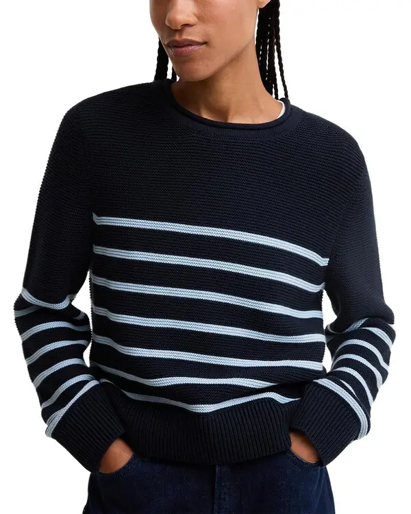 Barbour Hinton Striped Cotton Sweater