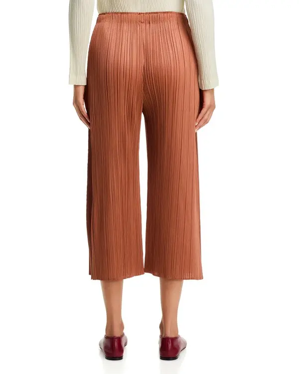 Issey Miyake Monthly Colors March Cropped Pleated Pants