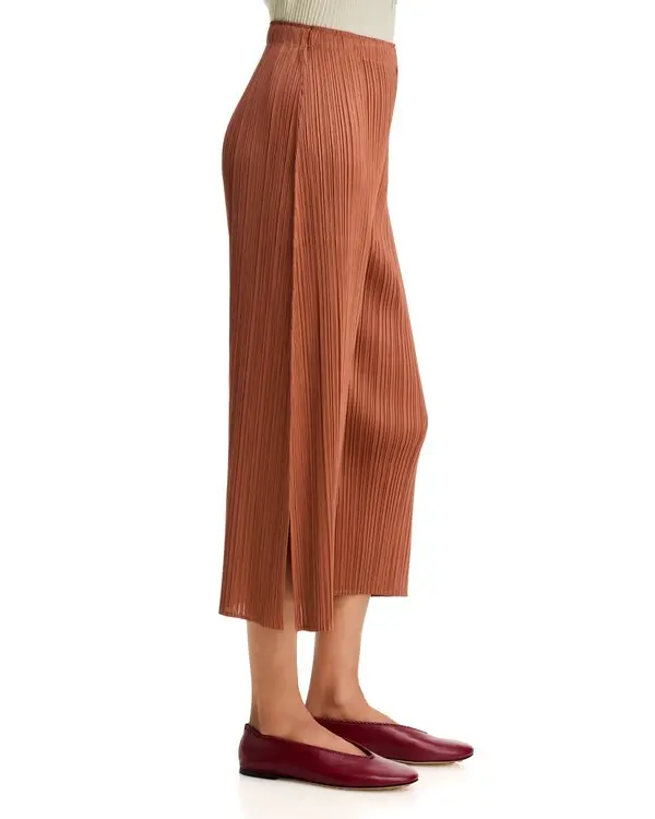 Issey Miyake Monthly Colors March Cropped Pleated Pants