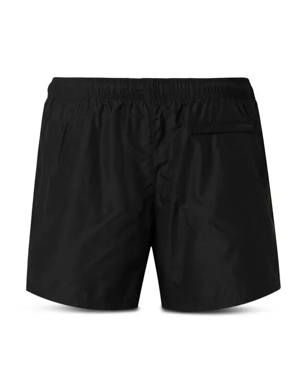 Eton Solid Swim Shorts - Black