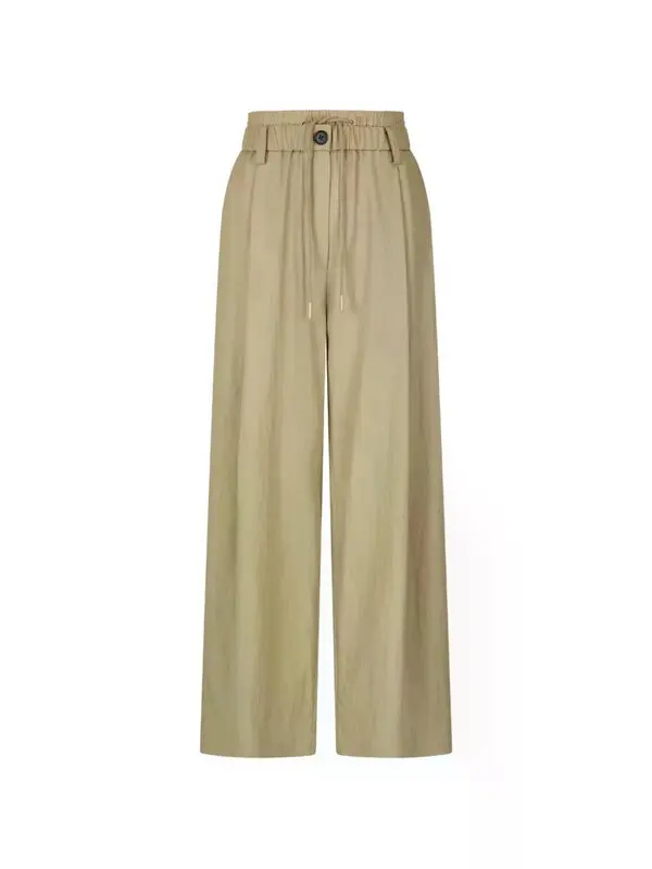 STUDIO TOMBOY Drawstring Waist Wide Leg Trousers