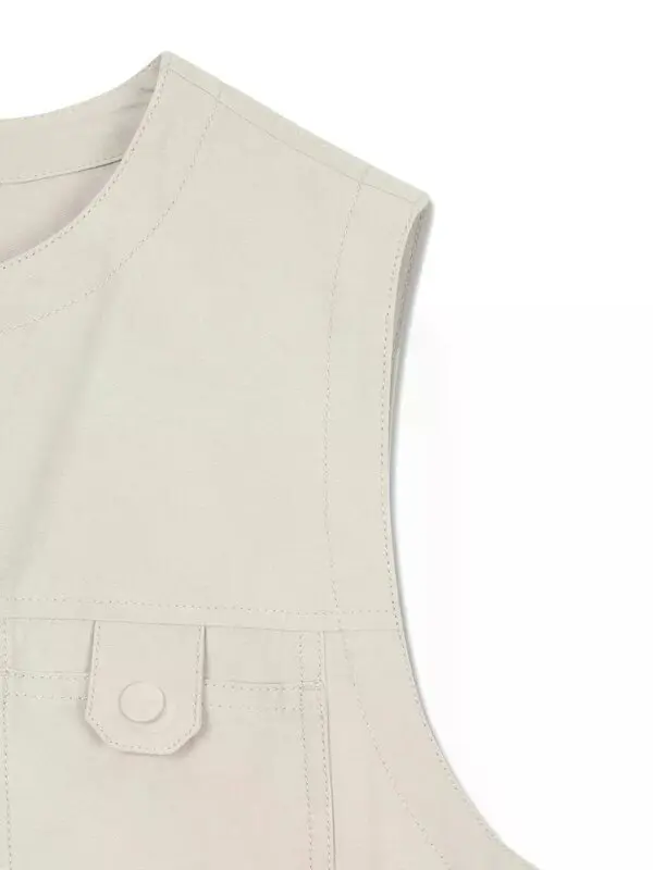 STUDIO TOMBOY Sleeveless Zip-up Cargo Dress