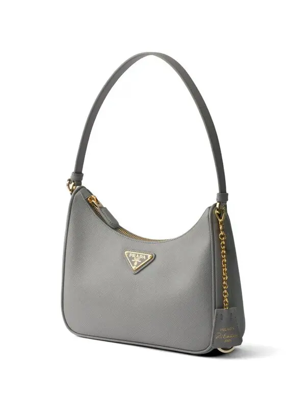 Prada Re-edition 2005 Saffiano Leather Mini-bag - Grey
