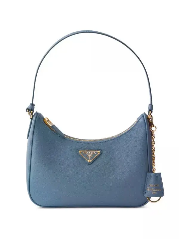 Prada Re-edition 2005 Saffiano Leather Mini Bag - Blue