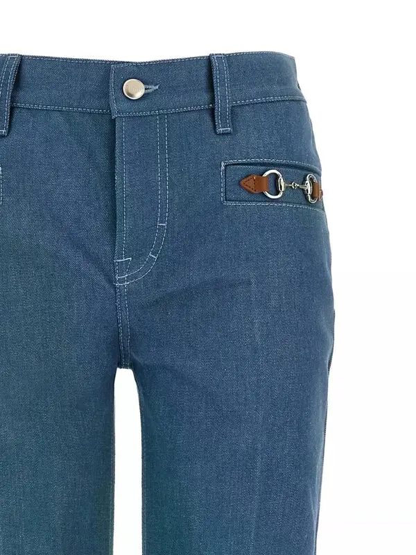 Gucci Morsetto Detail Jeans