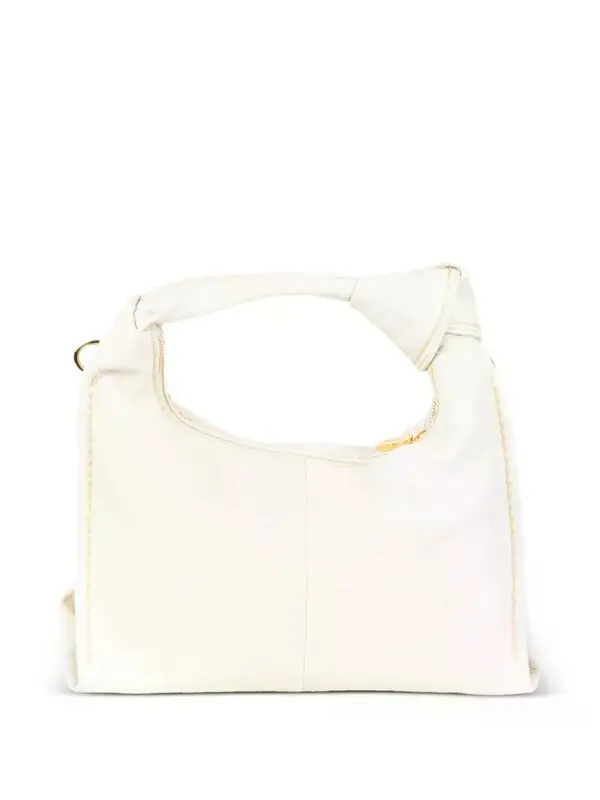 VISONA` Visona Knotted Leather Clutch Bag
