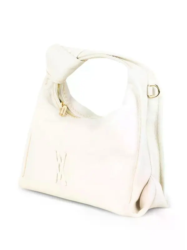 VISONA` Visona Knotted Leather Clutch Bag