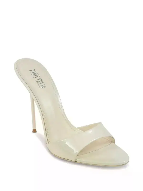 Paris Texas Lidia Round-toe Sandals - Neutrals