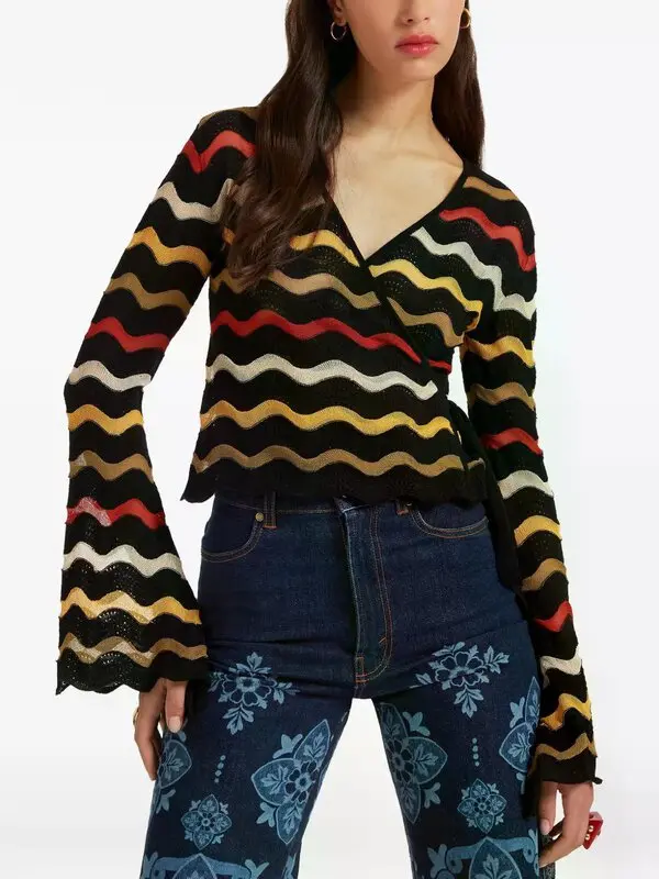 La DoubleJ Zephyr Lace Wrap Top