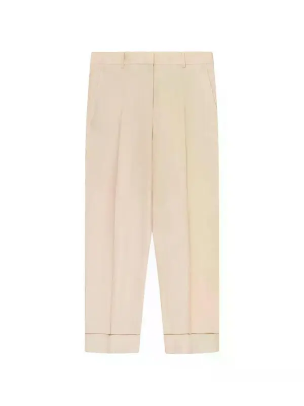Incotex Regular-fit Turn-up Trousers - Neutrals