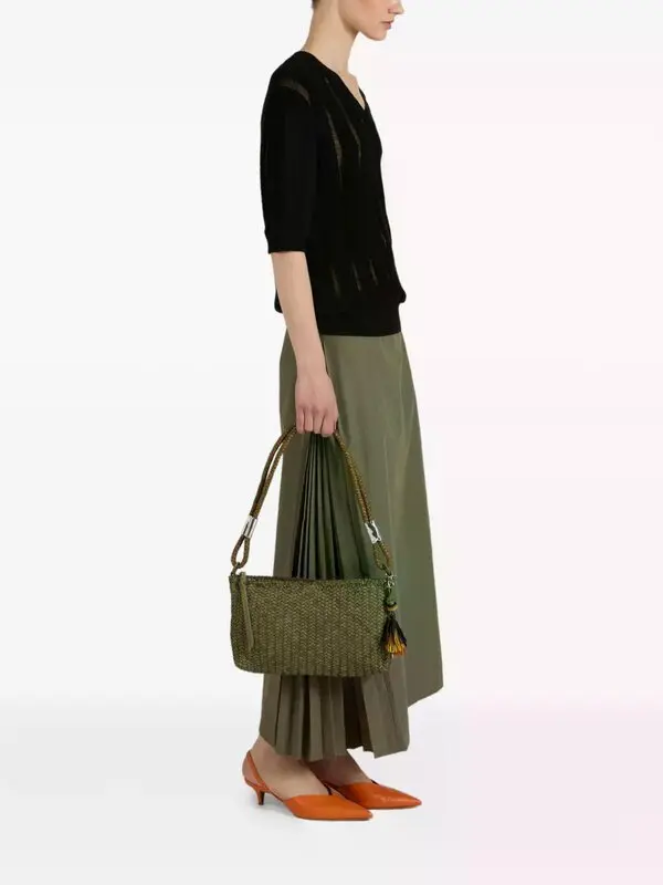 Incotex Pleated Detail Maxi Skirt