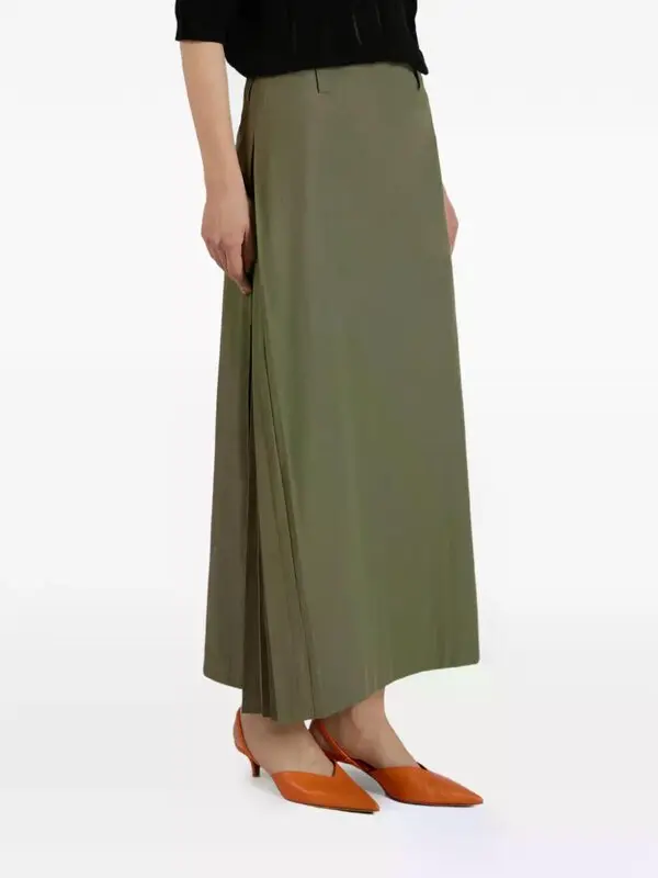 Incotex Pleated Detail Maxi Skirt