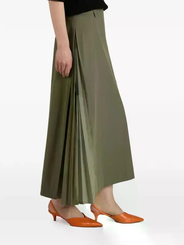 Incotex Pleated Detail Maxi Skirt
