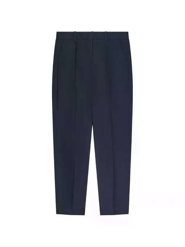 SLOWEAR Regular-fit Poplin Trousers - Blue