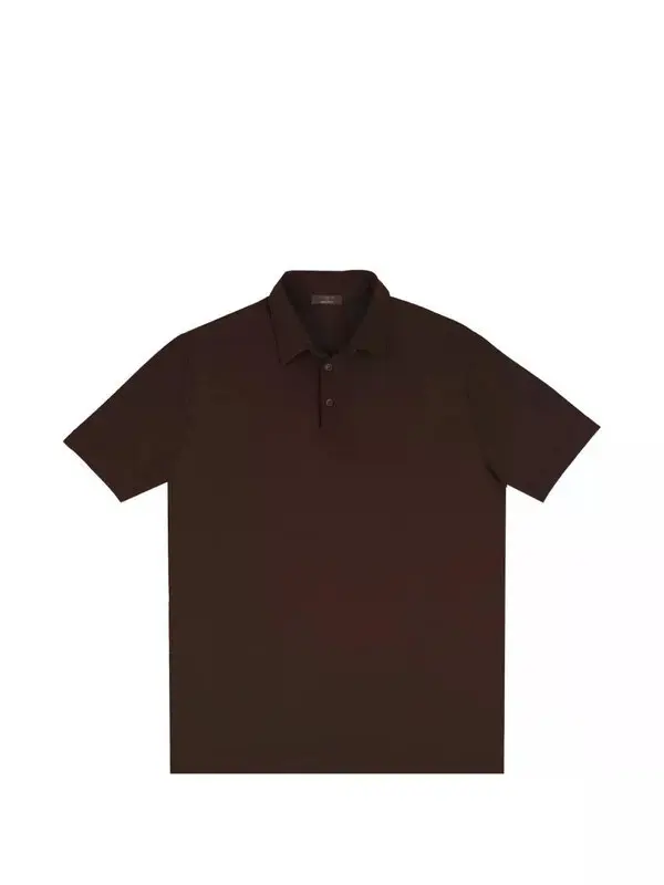 SLOWEAR Ice Short-sleeve Polo Shirt - Brown
