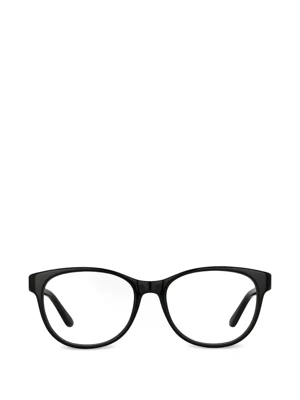 JIMMY CHOO Logo Plaque Eyeglasses - Black