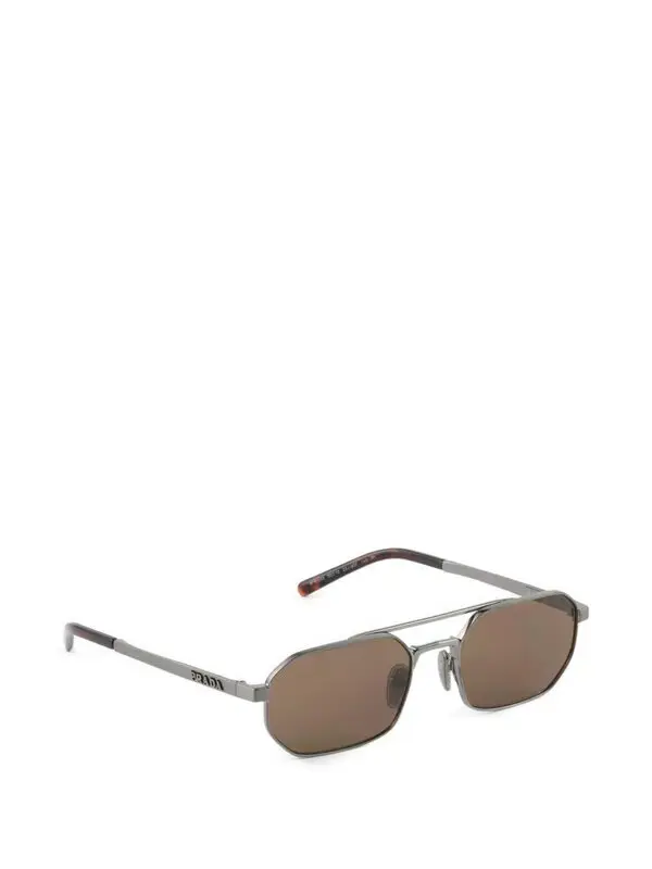 Prada Metal Sunglasses With Logo