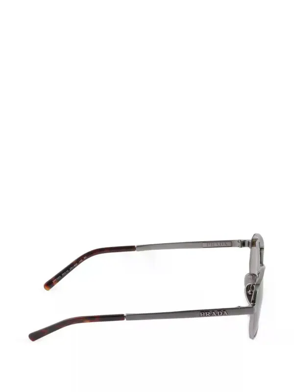 Prada Metal Sunglasses With Logo