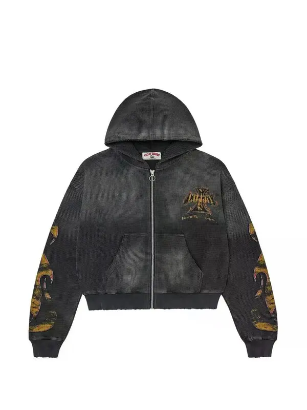 VALE FOREVER Reborn Waffle-knit Hoodie