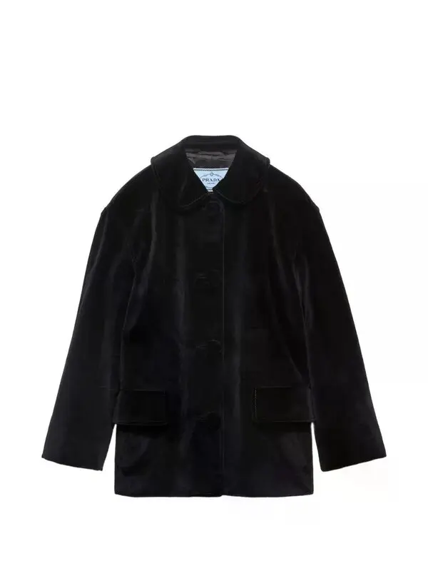 Prada Single-breasted Caban Jacket - Black