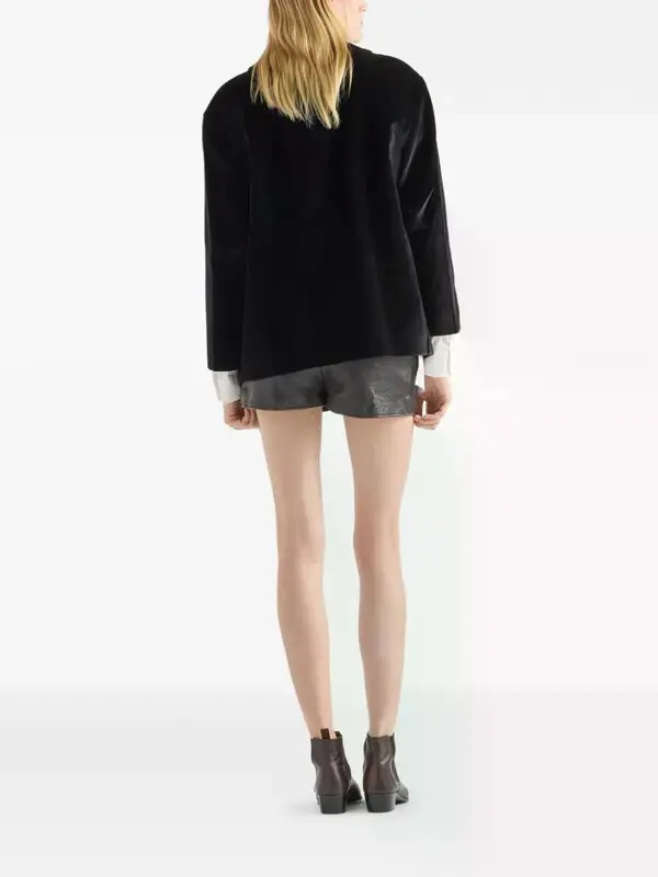 Prada Single-breasted Caban Jacket