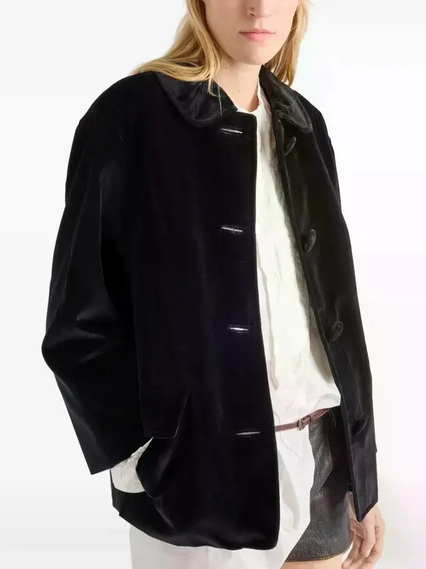 Prada Single-breasted Caban Jacket