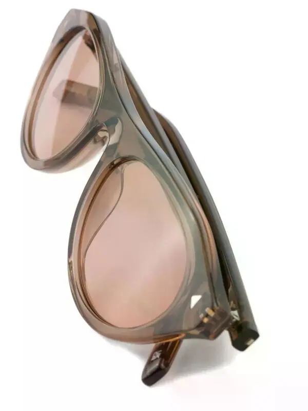 Prada Sunglasses With Iconic Metal Plaque