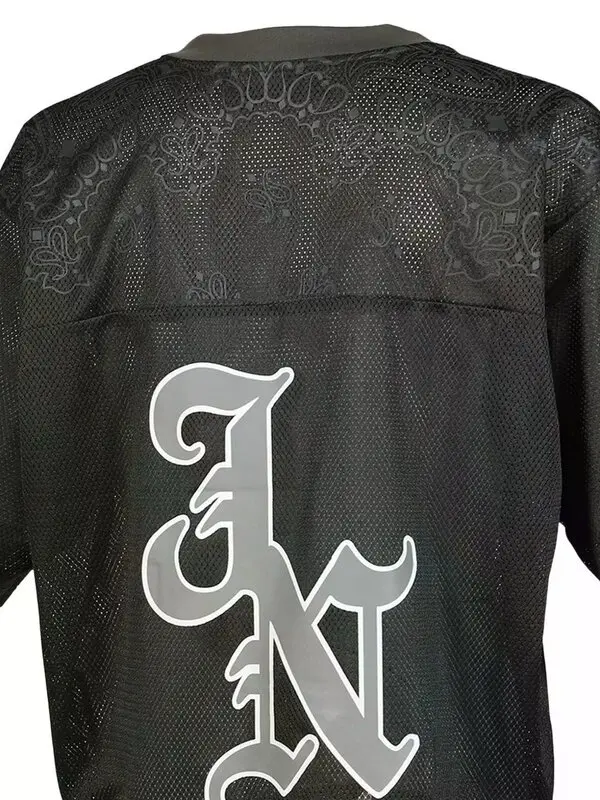 JUN/NAKAYAMA Paisley-print Mesh T-shirt