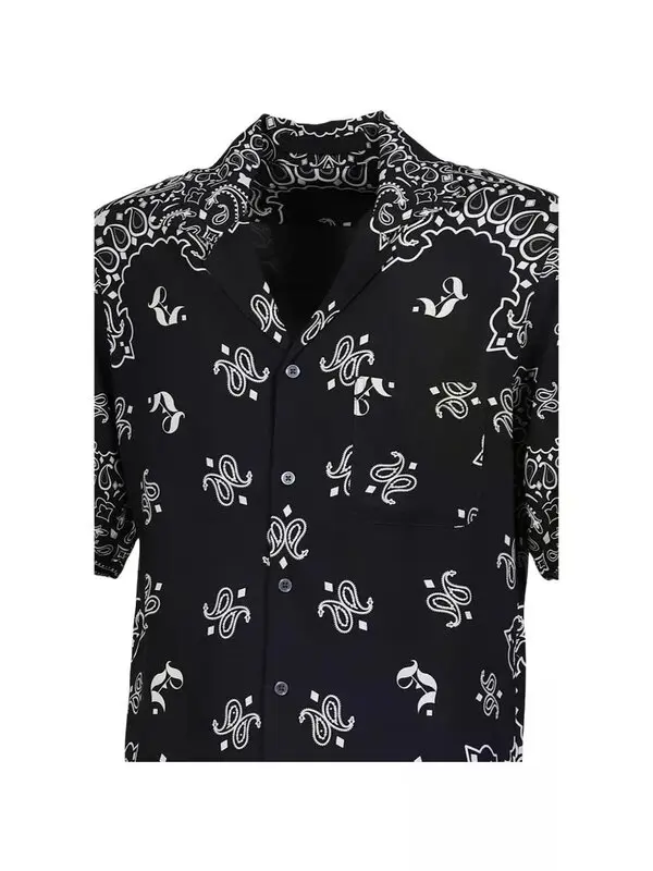 JUN/NAKAYAMA Paisley-print Short-sleeved Shirt