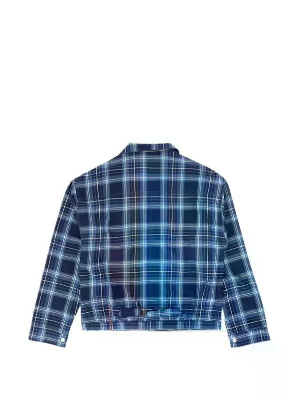 FORTELA Peter Checkered Cotton Shirt Jacket