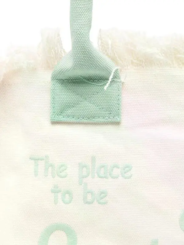 MC2 SAINT BARTH Logo Embroidered Beach Bag