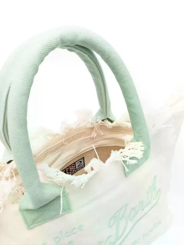 MC2 SAINT BARTH Logo Embroidered Beach Bag