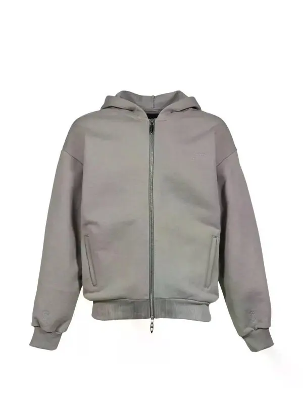 JUN/NAKAYAMA Zip-up Hoodie With Embroidered Logo