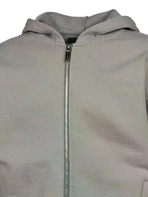 JUN/NAKAYAMA Zip-up Hoodie With Embroidered Logo