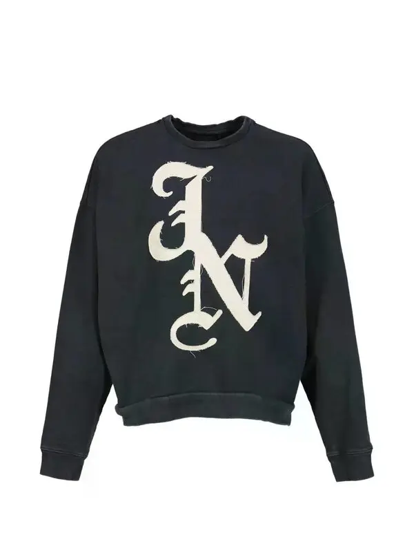 JUN/NAKAYAMA Raw Edge Logo Patch Sweater