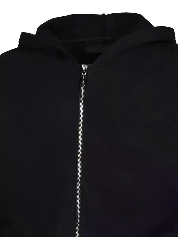 JUN/NAKAYAMA Logo Embroidered Zip-up Hoodie