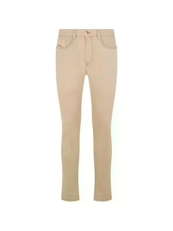 DIESEL® Skinny Fit Zip Detail Jeans