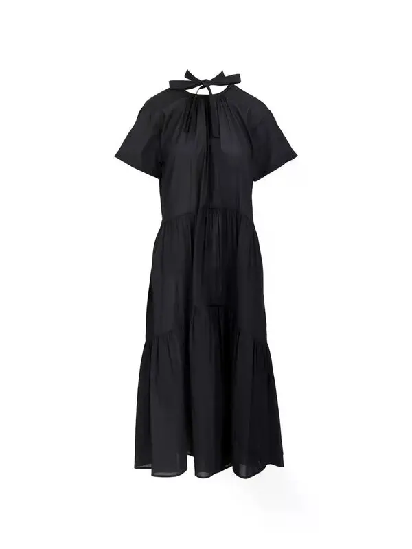 Max Mara Alloro Tiered Dress - Blue