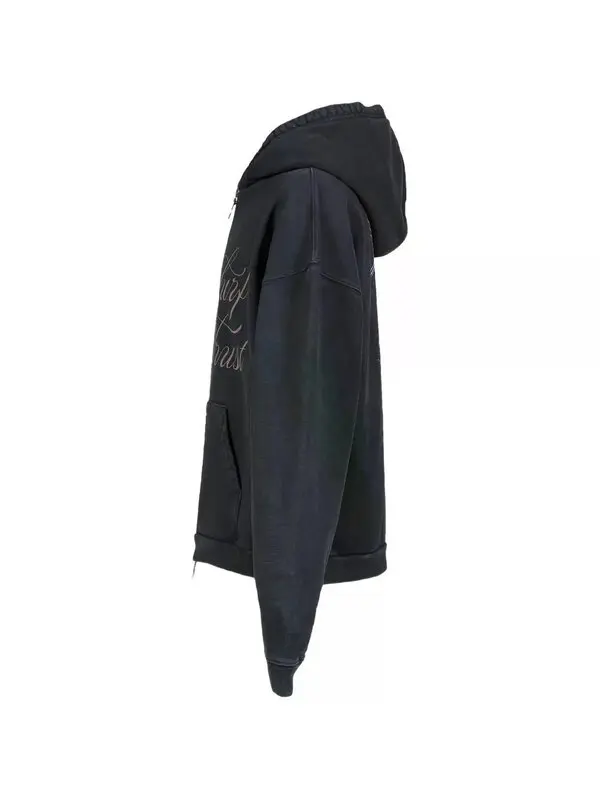 JUN/NAKAYAMA Graphic Print Zip-up Hoodie