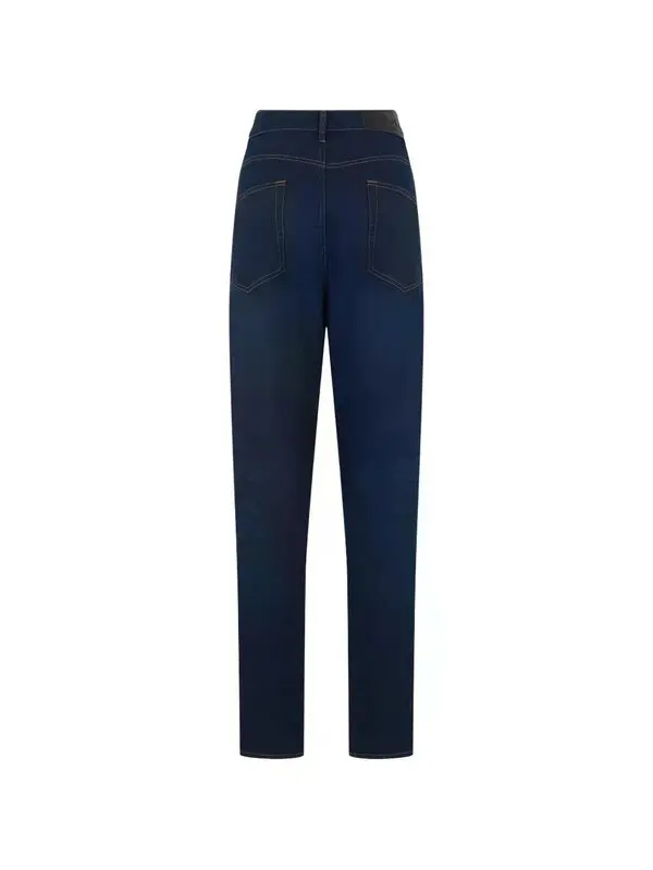 DIESEL® High-waisted Straight-leg Jeans